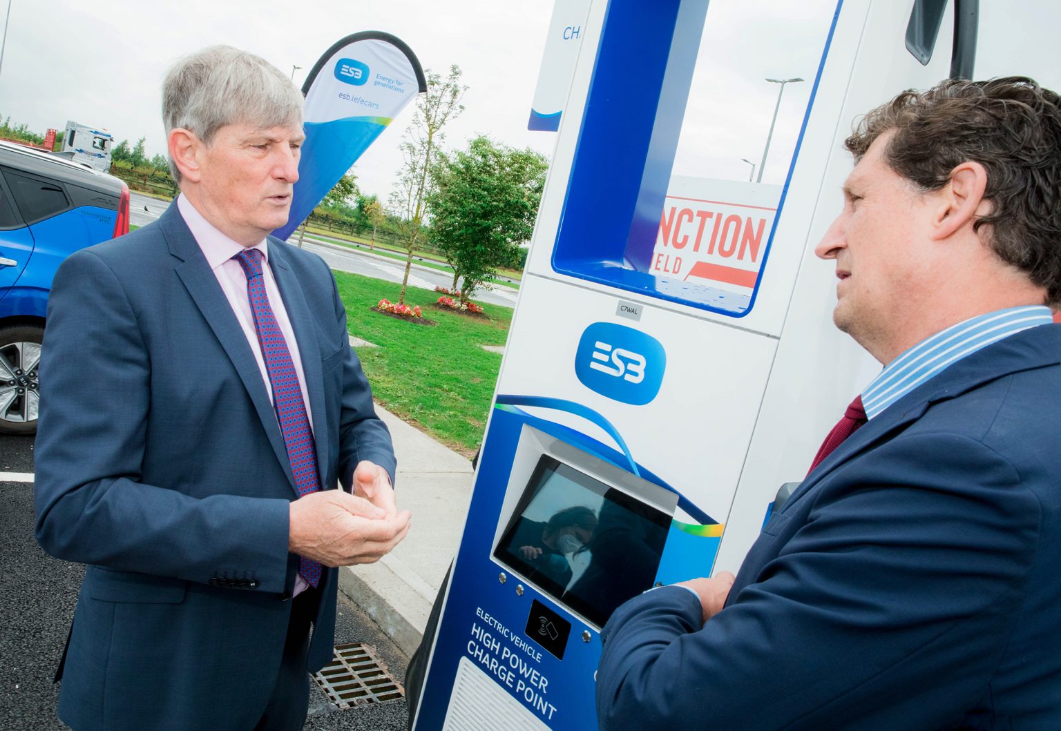 ESB unveils first high power electric vehicle eight bay charging hub at ...