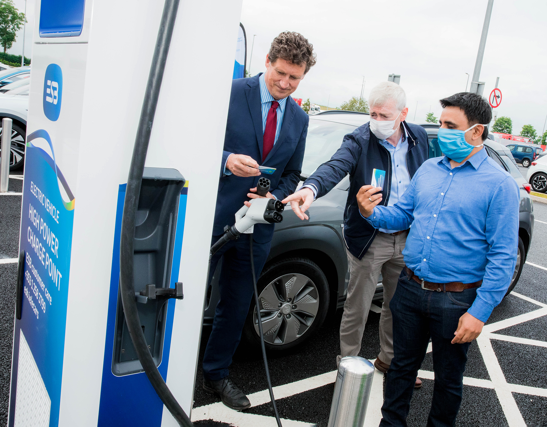 ESB unveils first high power electric vehicle eight bay charging hub at ...