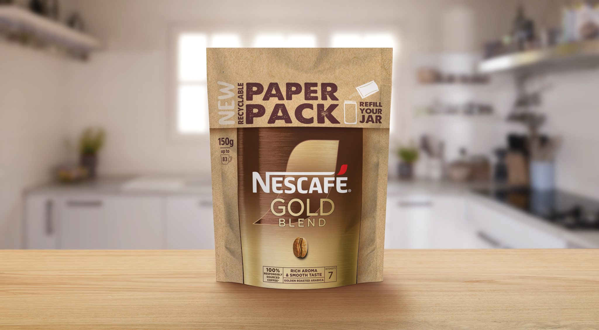 Nescafé launches fully recyclable paper refill pack for Nescafé Gold ...