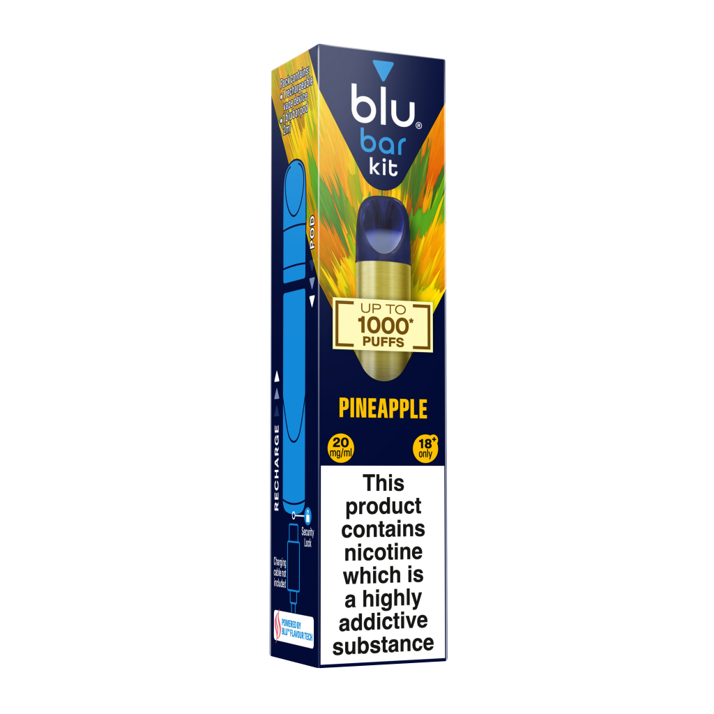 All-New Blu Bar Kit: A 1000 PUFF* Rechargeable Device with Intense ...