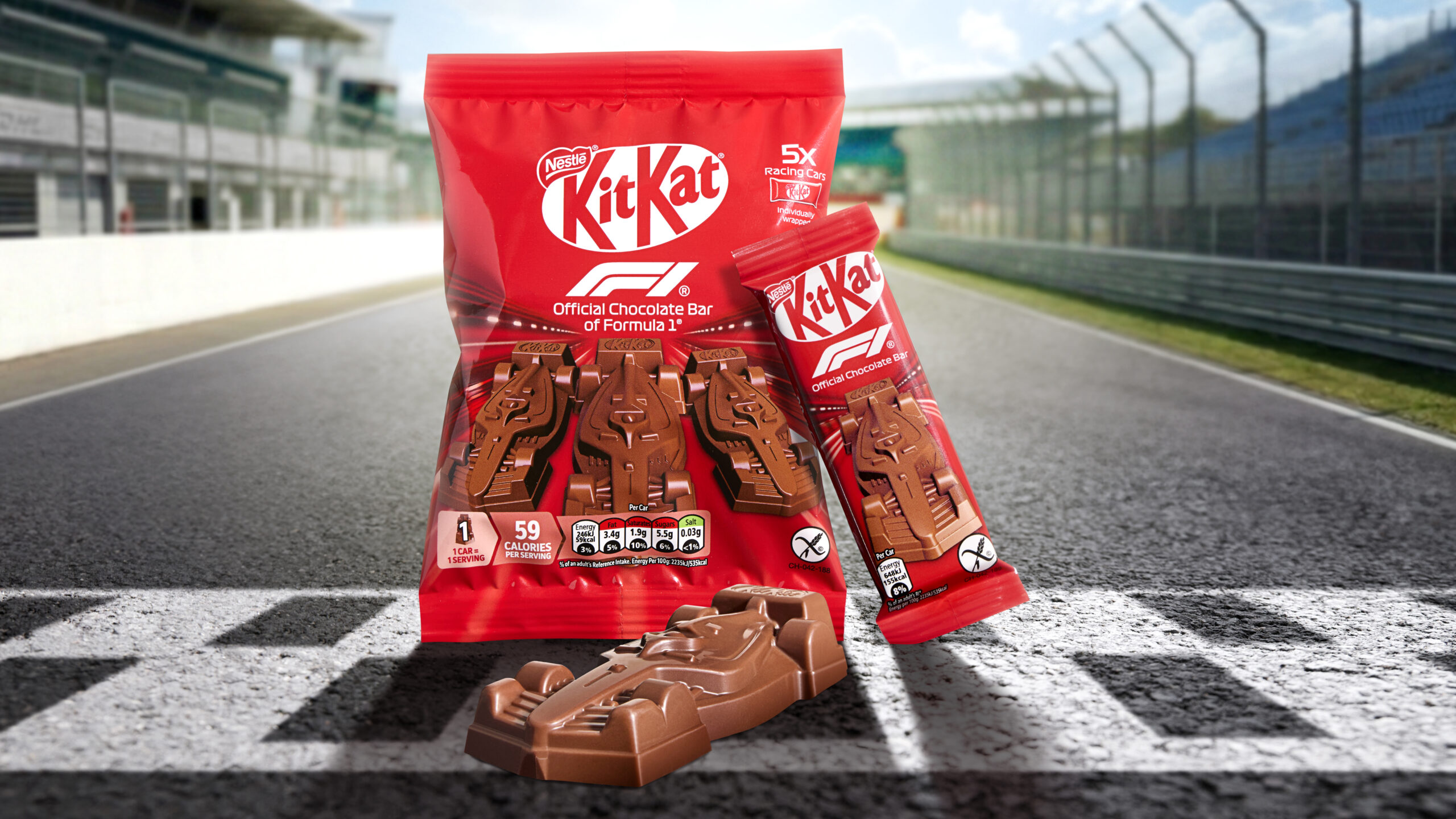 KitKat takes poll position with new F1® chocolate car - debuts global ...